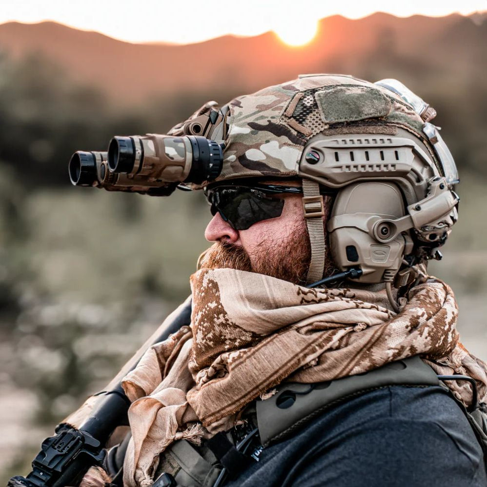 NVGs w/ Helmet & Mount — Atomic Defense