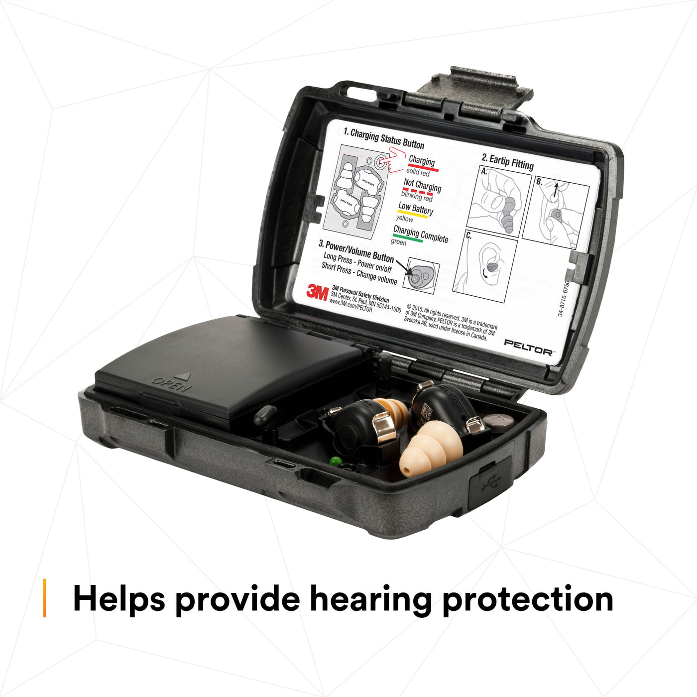 3M Peltor TEP-200 | Bluetooth w/ 3M Skull Screws — Atomic Defense