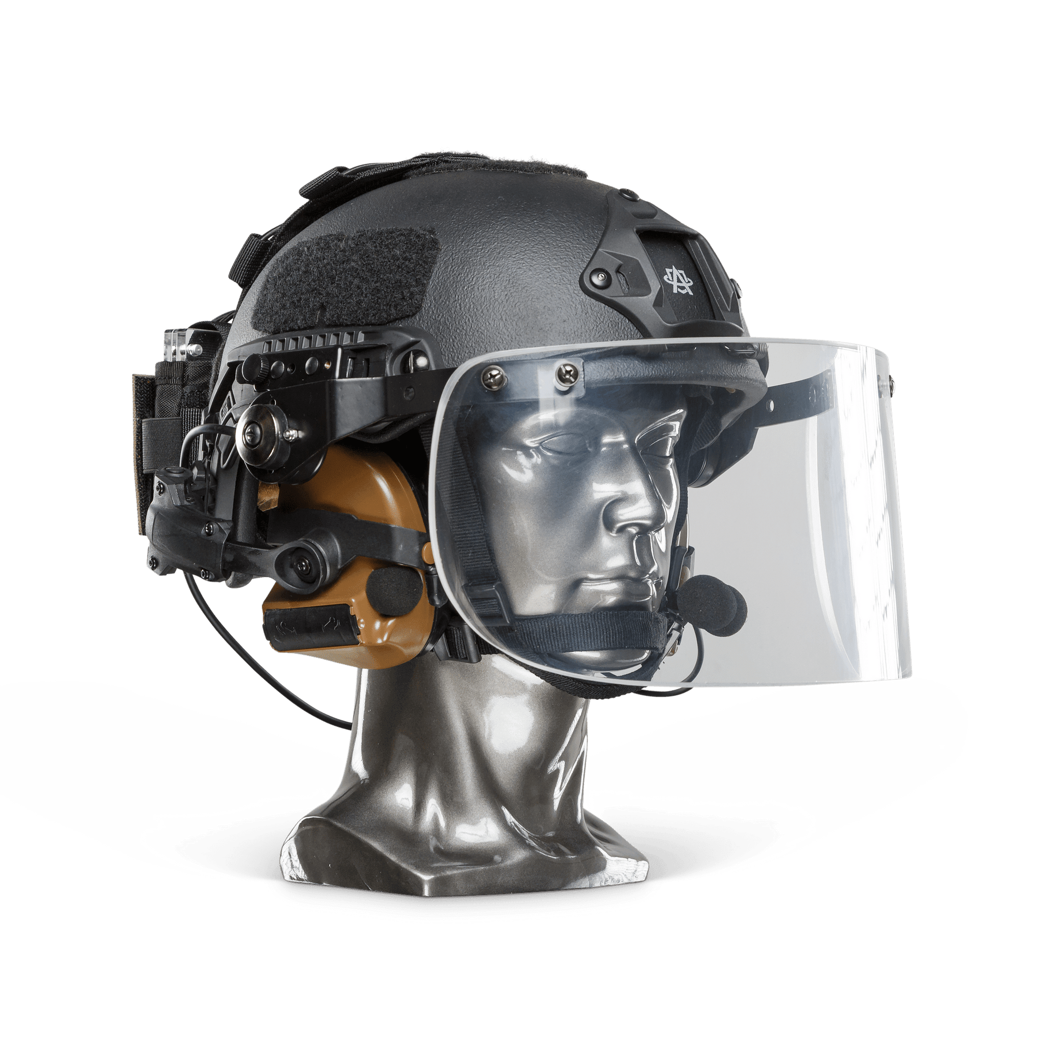Ballistic Helmet with Face Shield | Atomic Defense