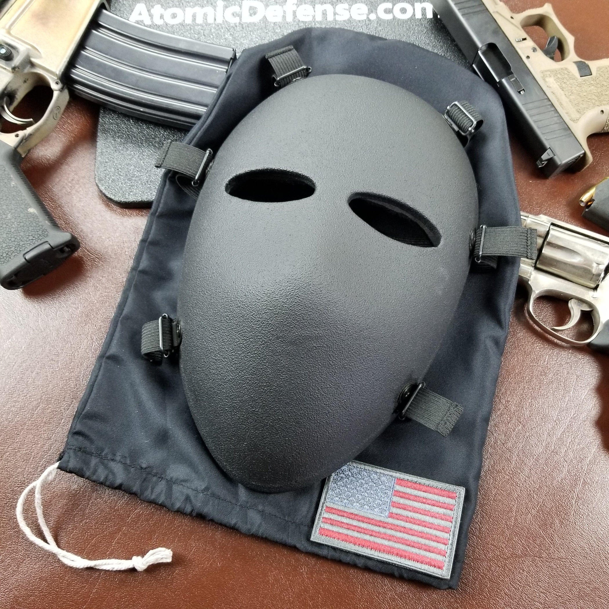 CQCM™ Full Face Bulletproof Mask - NIJ Level 3A+ | Atomic Defense