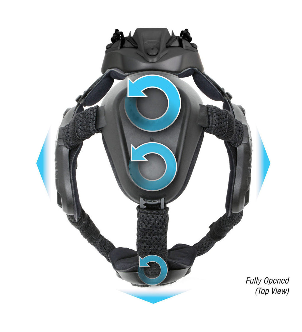 Ops-Core Skull Crusher | Skull Mount System | Black — Atomic Defense